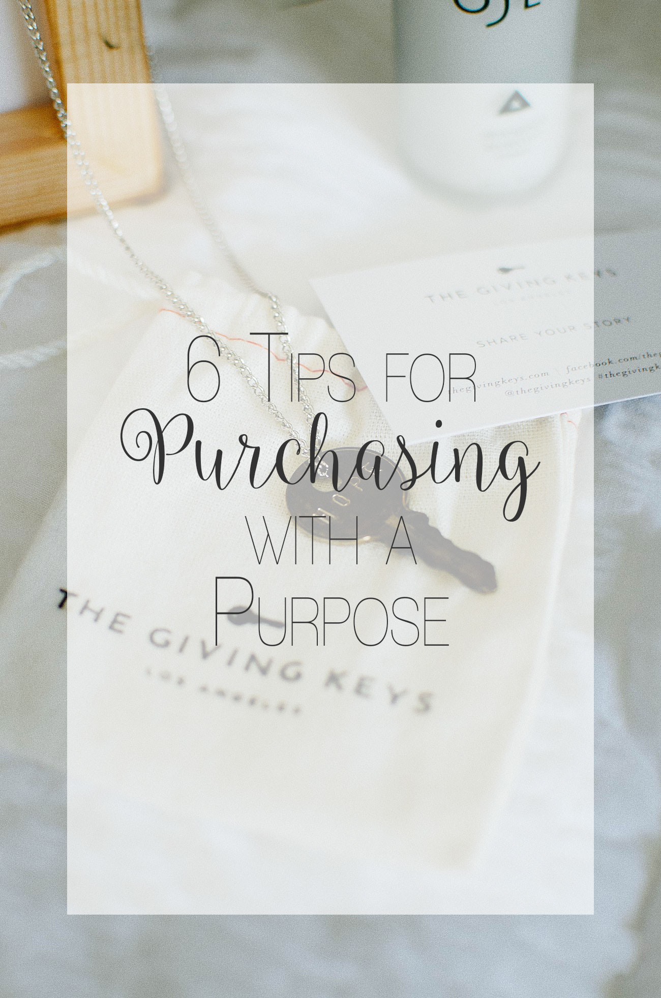 6 Tips for Purchasing with Purpose - Still Being Molly