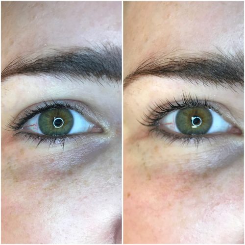I got a lash lift! Here are my thoughts... Lash Lift Before and After